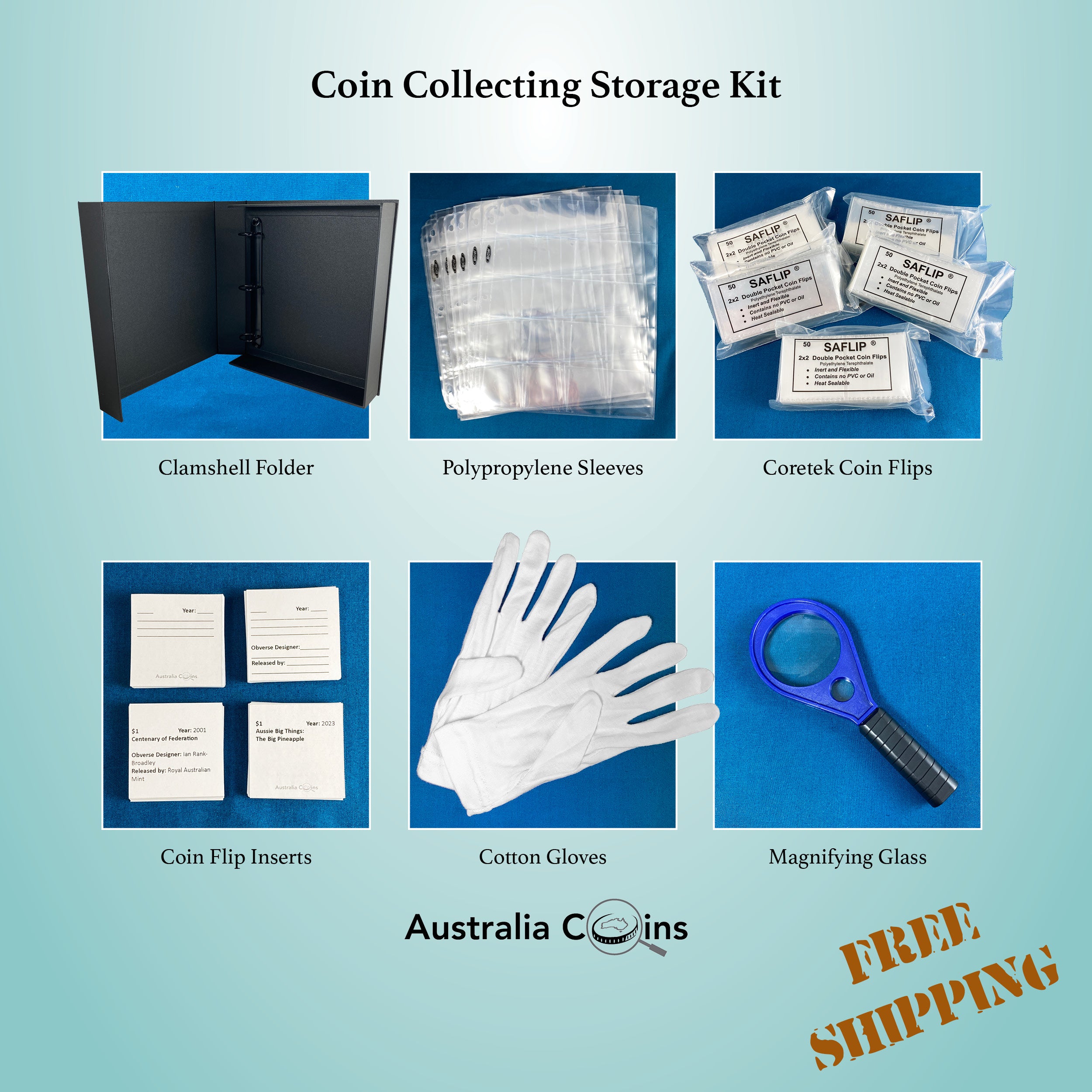 Coin Collecting Storage Kit – Australia Coins