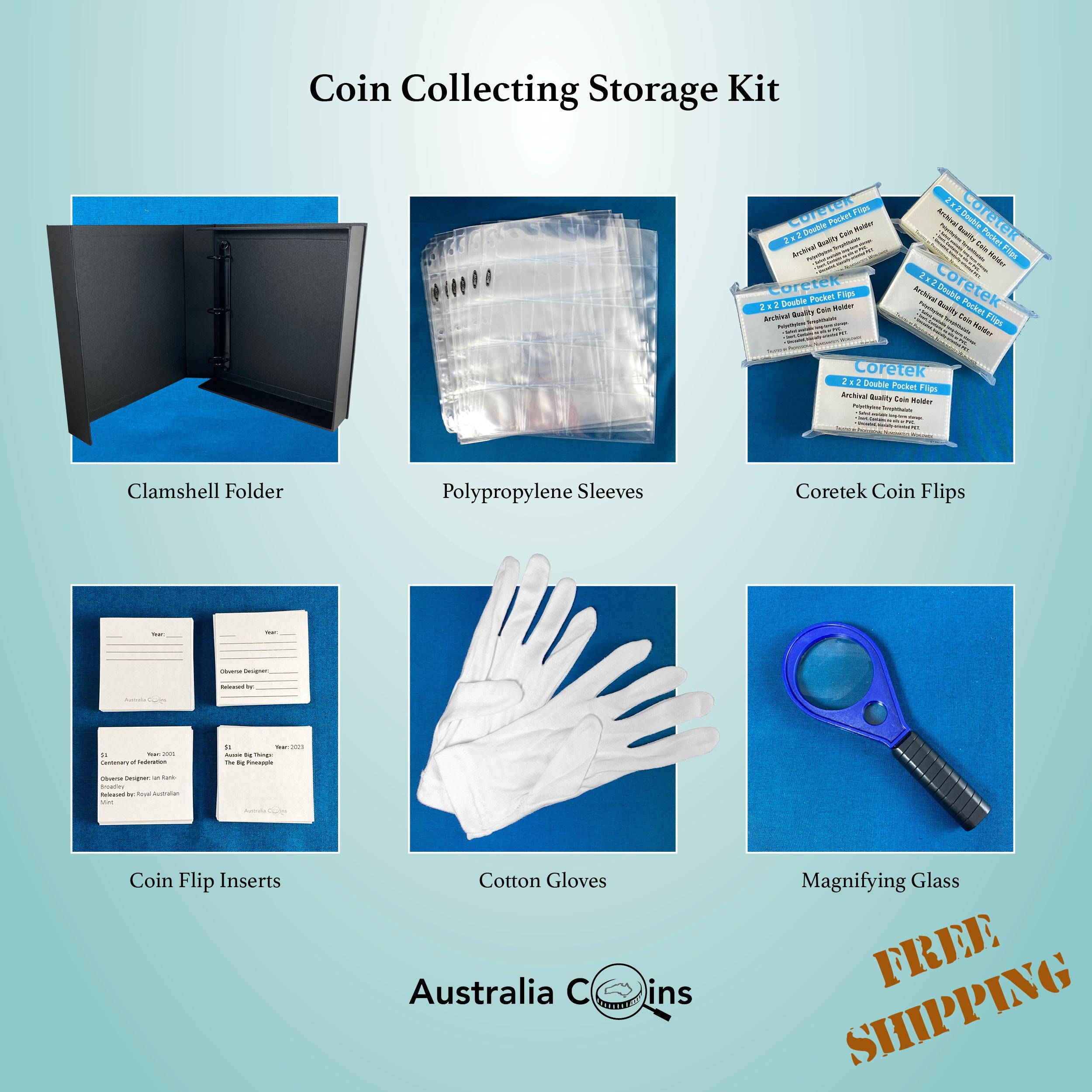 Coin Collecting Storage Kit – Australia Coins